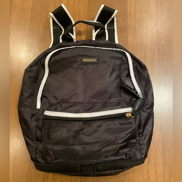 Paravel | Bags | Paravel Zipup Mini Backpack Blackwhite | Poshmark
